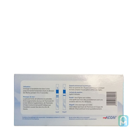 Test d'ovulation - Acon Ovu.Test Pro LH - B/5 pièces